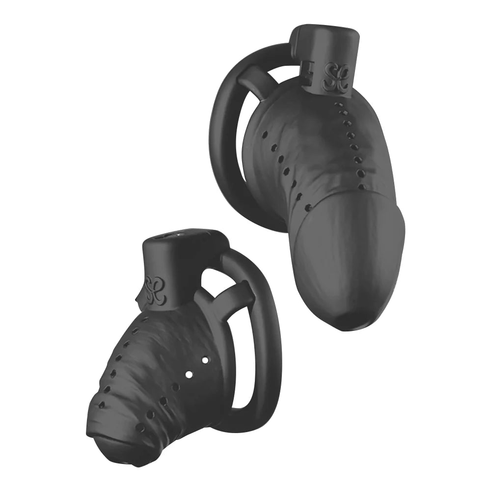LOCKINK Sevanda Black Wiener 3D Printed Chastity Cage